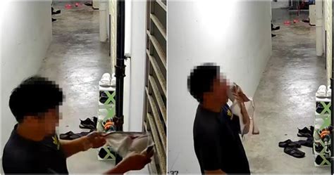 Man In Penang Caught Sniffing Bra Outside Condo Unit While Pleasuring Himself World Of Buzz