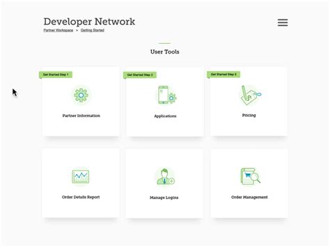 Fdn User Tools Tile Menus Hover Animation By Yuri Na On Dribbble