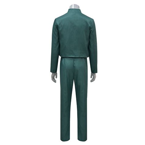 Yusuke Urameshi Green Suit Party Carnival Halloween Cosplay Costume