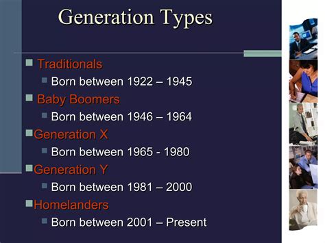 Understanding Generational Differences Presentation Ppt