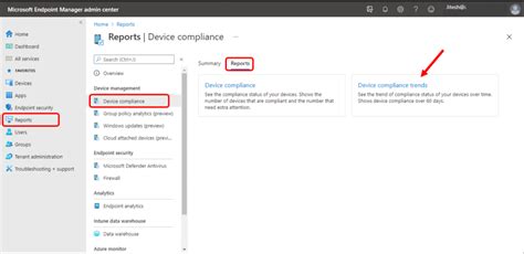 Intune Device Compliance Trend Report Endpoint Manager Device Management Blog