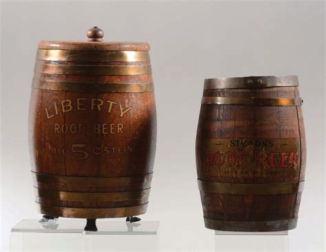 Lot Detail Lot Of 2 Liberty And Stearns Root Beer Kegs