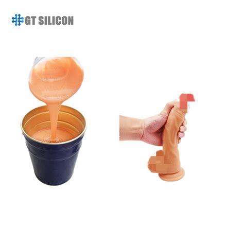 Rtv Liquid Platinum Cure Silicone Rubber For Sex Toys Man Penis Sex Dolls Making Rtv Liquid