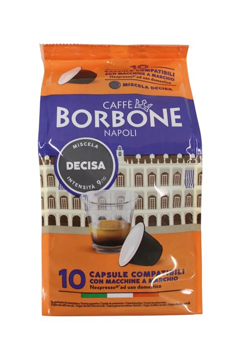 Caffè Borbone Capsule Nespresso Decisa Nera