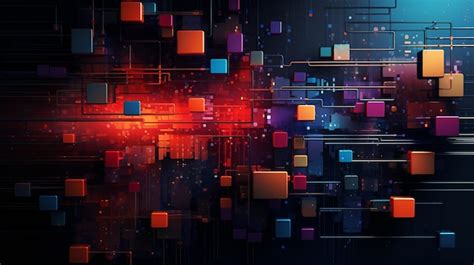 Premium Ai Image Elevate Your Presentation A Computer Generated Geometric Rectangular