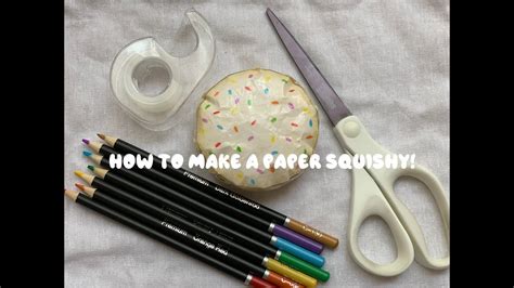 How To Make A Paper Squishy Youtube