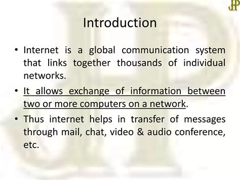 Internet Protocol Ppt