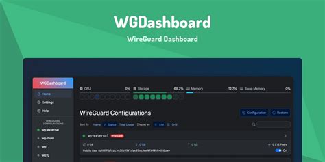 Wgdashboard Wireguard Dashboard Made With Vuejs