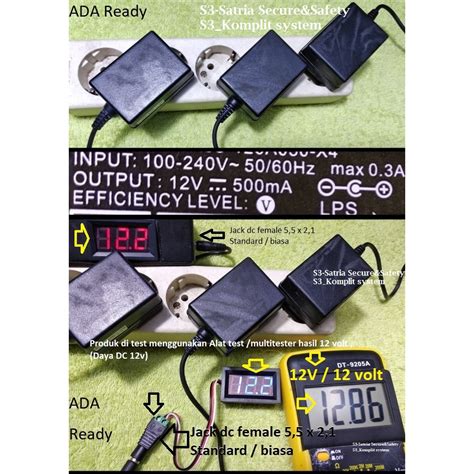 Jual Adaptor 12 Volt Switching Adapter 12v 500ma 12 Vol 05a Power
