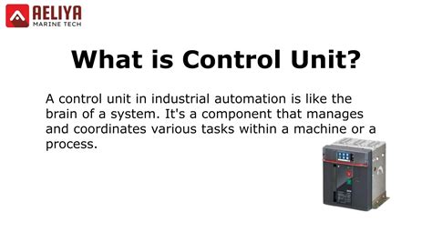 What Is Control Unit And Types Of Control Unit Pptx