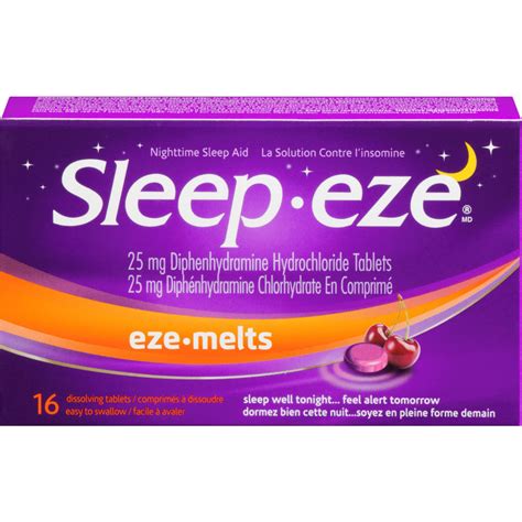 Sleep Eze Eze Melts Dissolving Tablets Ctc Health