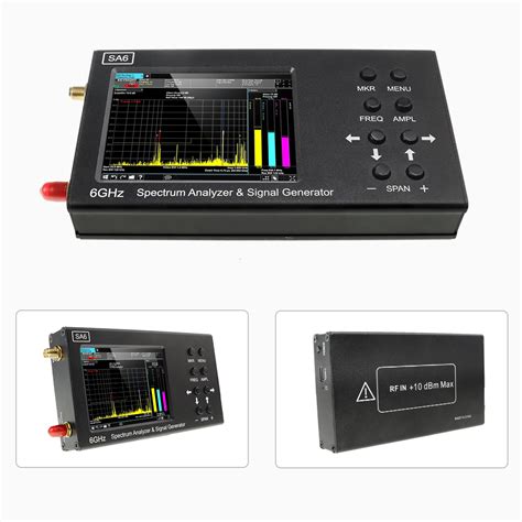 Upgraded 6g Portable Spectrum Analyzer Wifi Cdma Laboratory 35 6200m Wireless Signal Meter 3 2