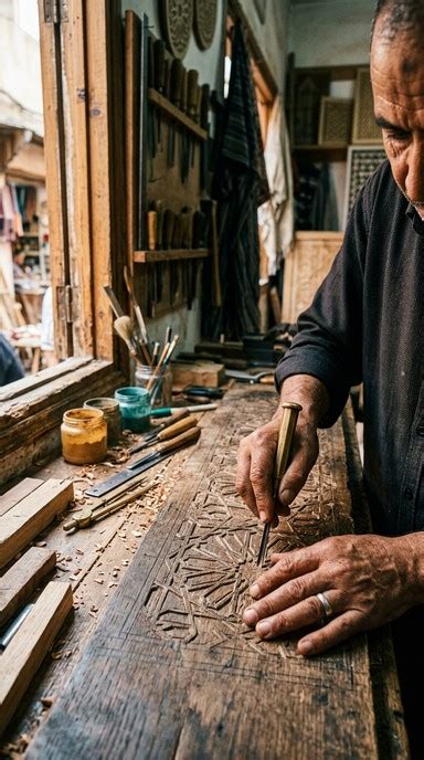 Free Crafting Islamic Geometry Image Artisan Craftsman Woodworking