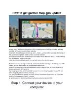 PPT Garmin GPS Update Get Help Now Garmin GPS Update Maps PowerPoint