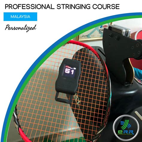 Personalized Badminton Stringing Course Err Certified 1