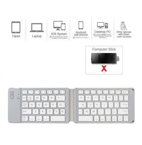 Mini Foldable Keyboard Ipad Tablet Phone Charging Bluetooth Wireless Keyboard Portable Foldable