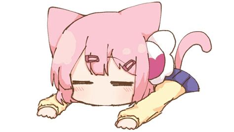 Resting Neko Momo Rmachikadomazoku