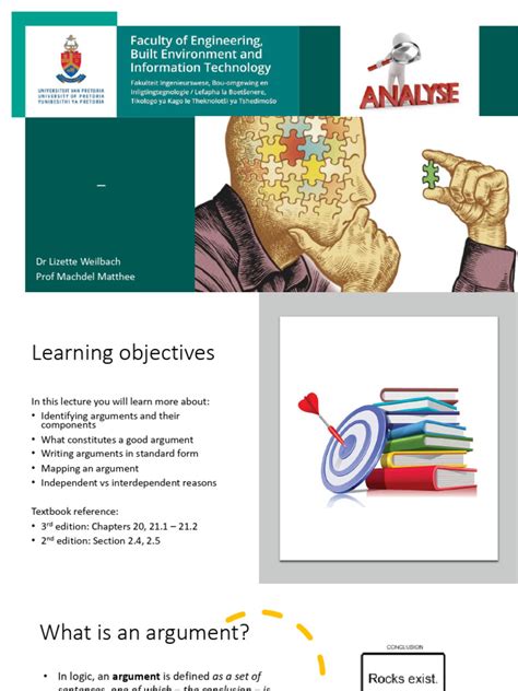 Inf113 Lecture 7 Identifying And Analysing Arguments 2025 Pdf Argument Logical Consequence