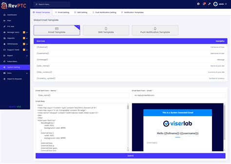 Revptc Multilevel Binary Ptc Platform By Viserlab Codecanyon