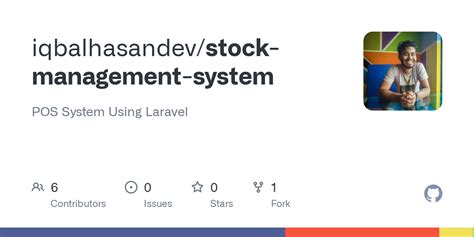 Github Iqbalhasandevstock Management System Pos System Using Laravel