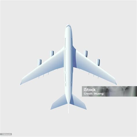 비행 비행기 제트 항공기 여객기 흰색 바탕에 공기 비행기의 평면도 비행기에 대한 스톡 벡터 아트 및 기타 이미지 비행기 3차원 형태 아이콘 Istock