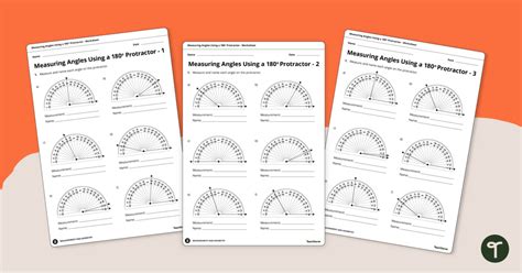 Free Measuring Angles Protractor Worksheet Download Free Measuring