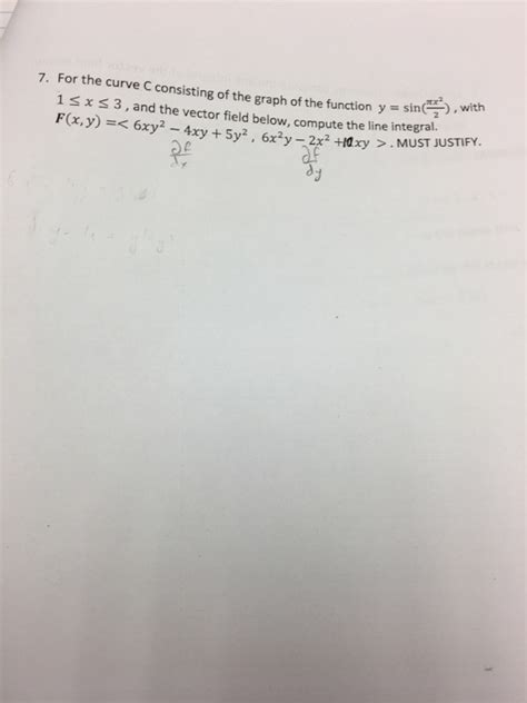 Solved For The Curve C Consisting Of The Graph Of The Chegg Com