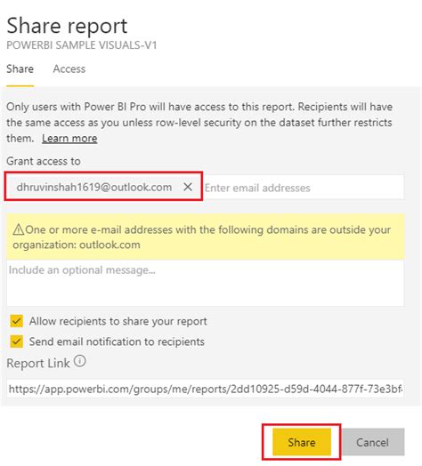 How To Share Power Bi Report With External Users
