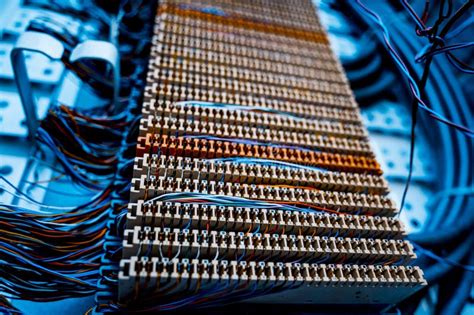 Old Switch Panel Of A Very Old Manual Telephone Stock Photo Image Of