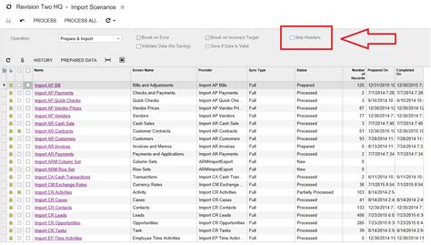 Acumatica Csv Data Provider Ignore Lines In Header Stack Overflow