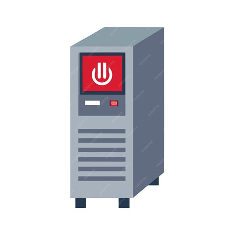 Premium Vector Computer Hardware Components Parts And Devices Featuring Computer Cabinet Case