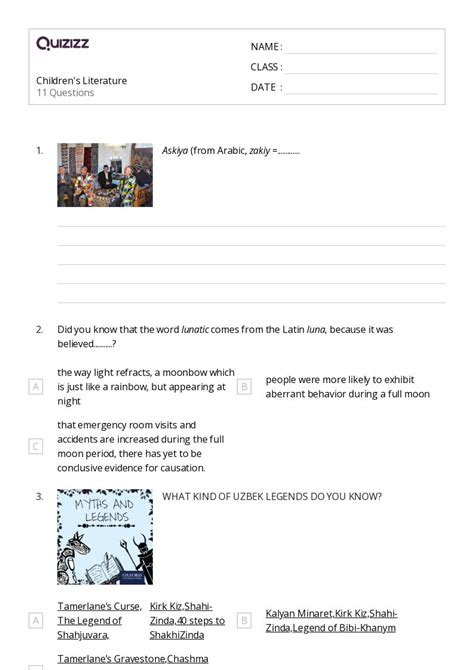 50 Summarizing Fiction Texts Worksheets For Kindergarten On Quizizz