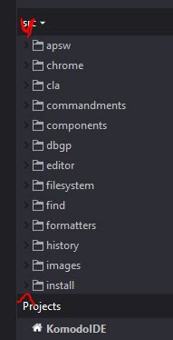 Can T See Folder Open Indicators V In Places And Toolbox Issue Komodo