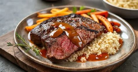 Bife Com Molho De Pimenta Suave Fricassê De Frango