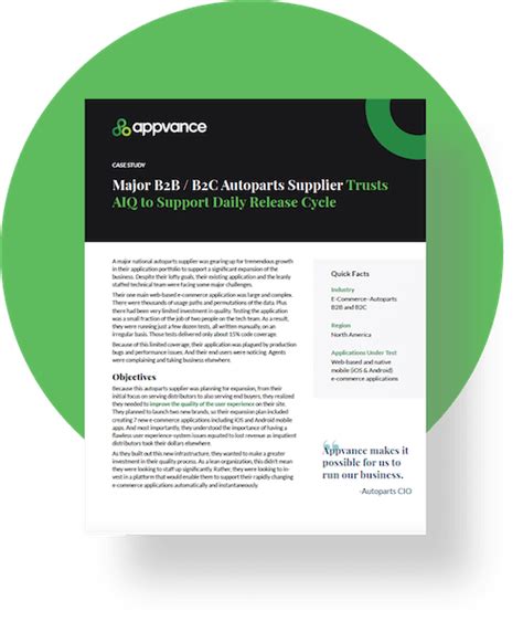 Generative Ai For Software Quality Appvance