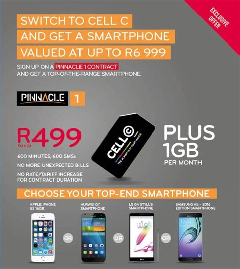 New Cell C Pinnacle Contracts Launched MyBroadband