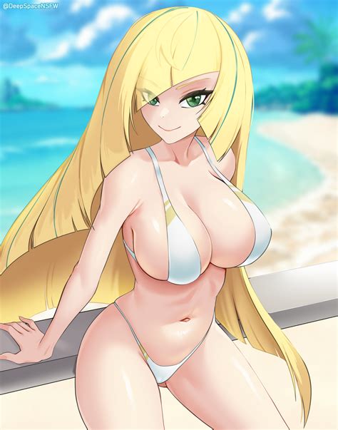 Lusamine Pinup By DeepSpace Hentai Foundry