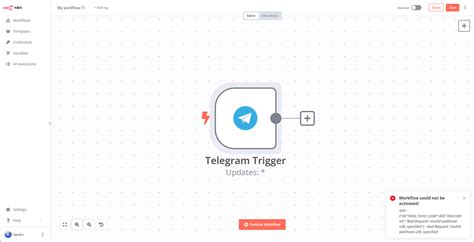 Telegram Trigger Bad Request Invalid Webhook Url Specified Questions N8n Community