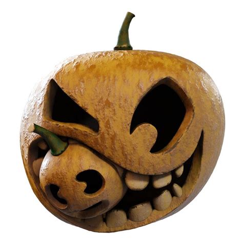 Double Halloween Pumpkin 384528 3d Model Download 3d Model Double