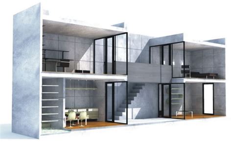 Azuma House By Tadao Ando Row House Courtyard House House Design