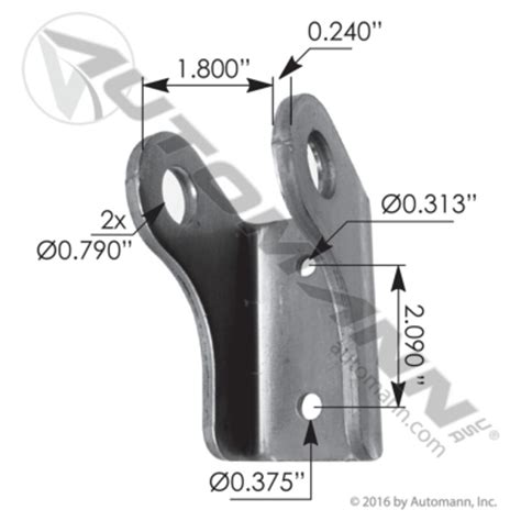 Automann Mht641 Shock Clevis