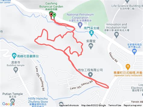 高峰植物園布步道 健行筆記