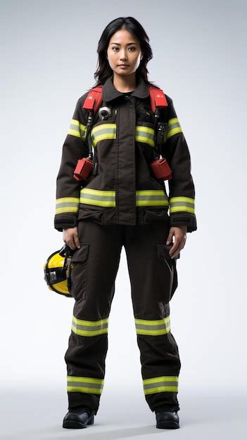 Premium Photo A Firefighter Wearing A Firefighter Uniform And Firefighter Uniform