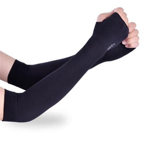 Long Gloves Sun Uv Protection Hand Protector Cover Arm Sleeves Ice Silk