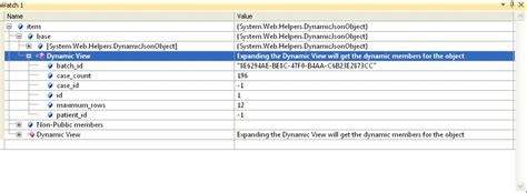 Mvc Read Values From A Dynamic Object C Stack Overflow