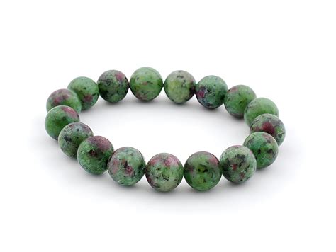Ruby Zoisite Bracelet Etsy
