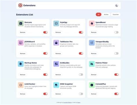 Frontend Mentor Browser Extension Manager Ui Coding Challenge Solution