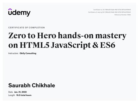 Saurabh Chikhale On Linkedin Im Happy To Share That Ive Obtained A