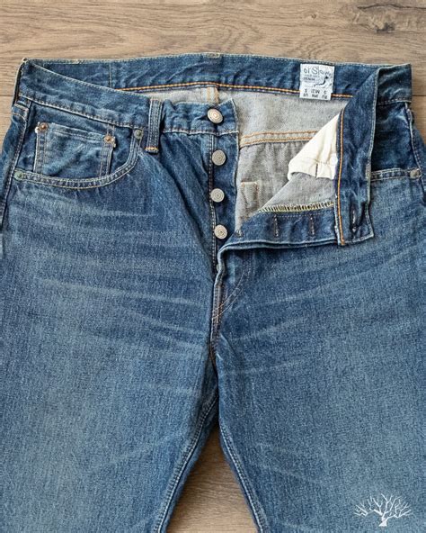 Orslow 105 Standard Fit Selvedge Denim Two Year Wash Withered Fig