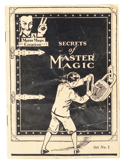 Master Magic Set No 1 Quicker Than The Eye